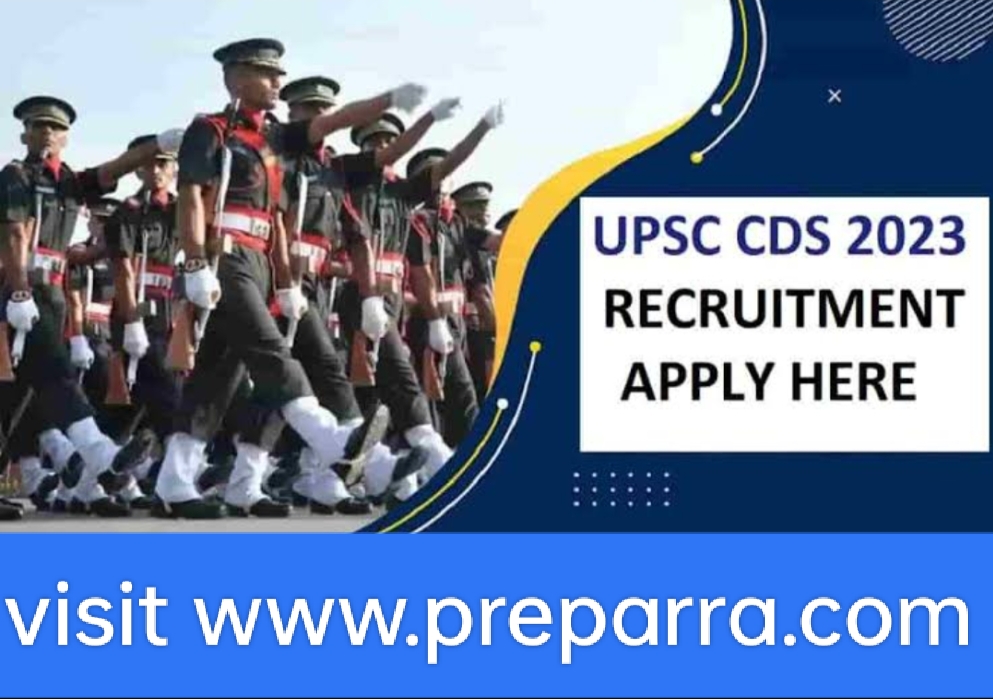 Combined Defence Services Examination under UPSC // Recruitment year ...