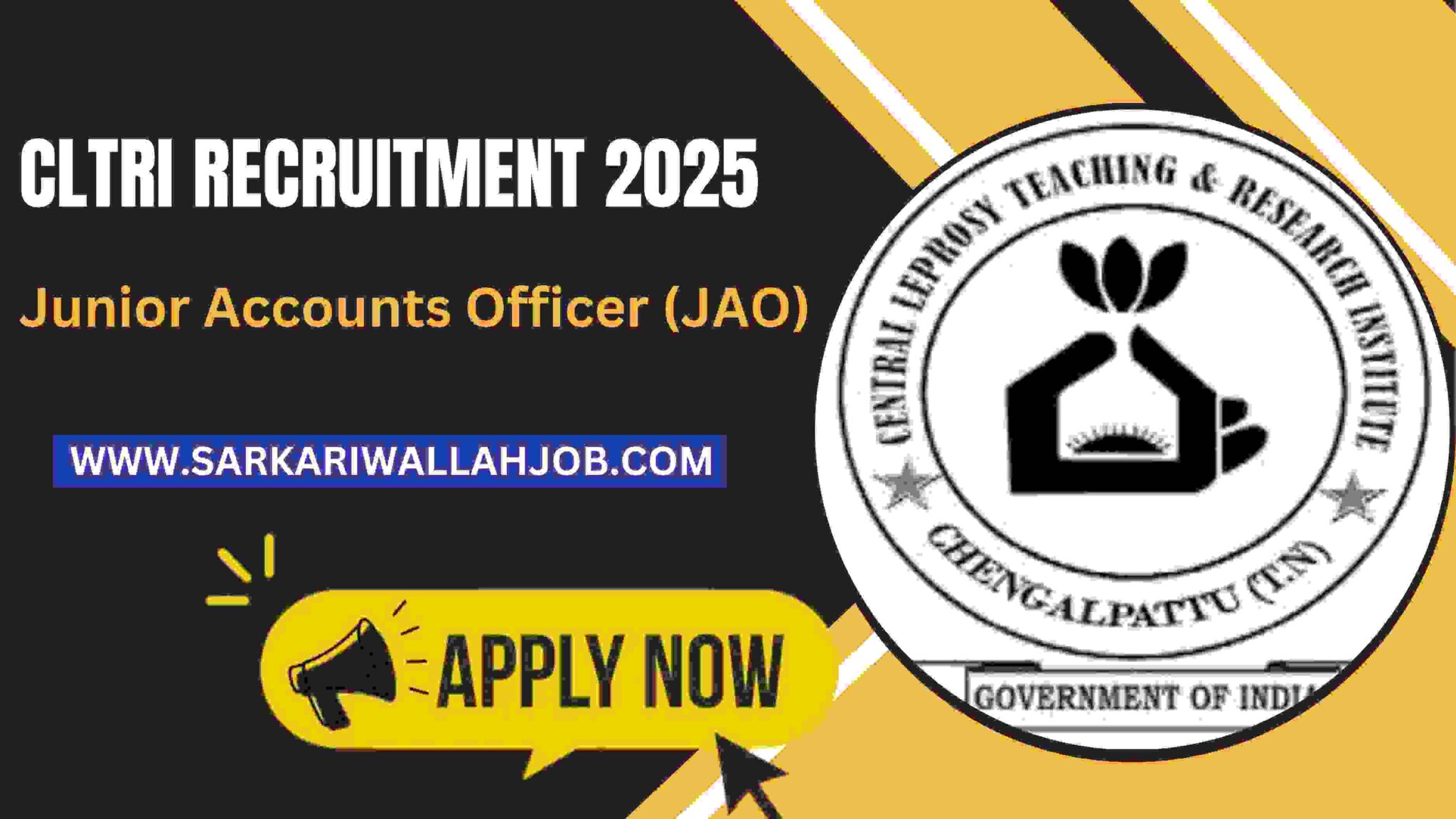 CLTRI Recruitment 2025: Apply for Junior Accounts Officer